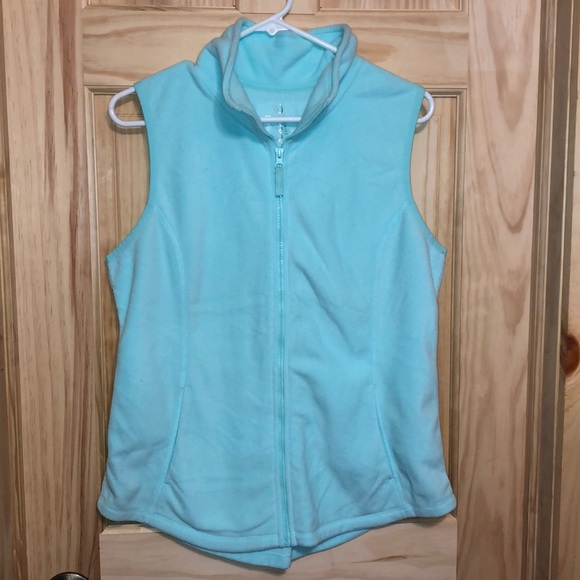 made for life | Jackets & Coats | 5 For 3 Light Blue Fleece Vest | Poshmark